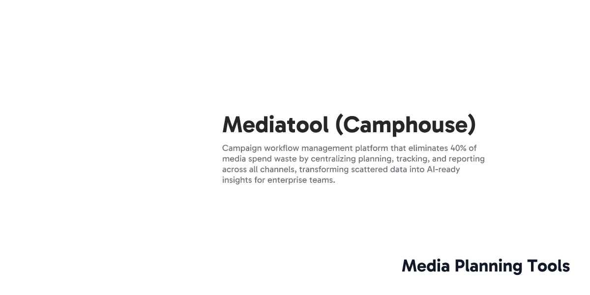 Mediatool (Camphouse): Pricing, Features & Best Alternatives 2025